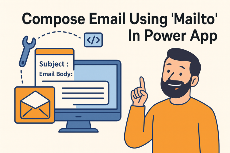 Compose Email Using Mailto In Power App - Canvas App